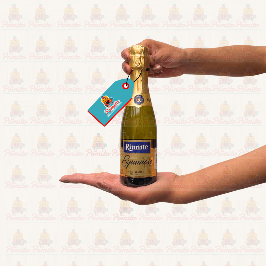 Mini Vino Riunite Blanco Espumoso 200 ml. – El Pomito
