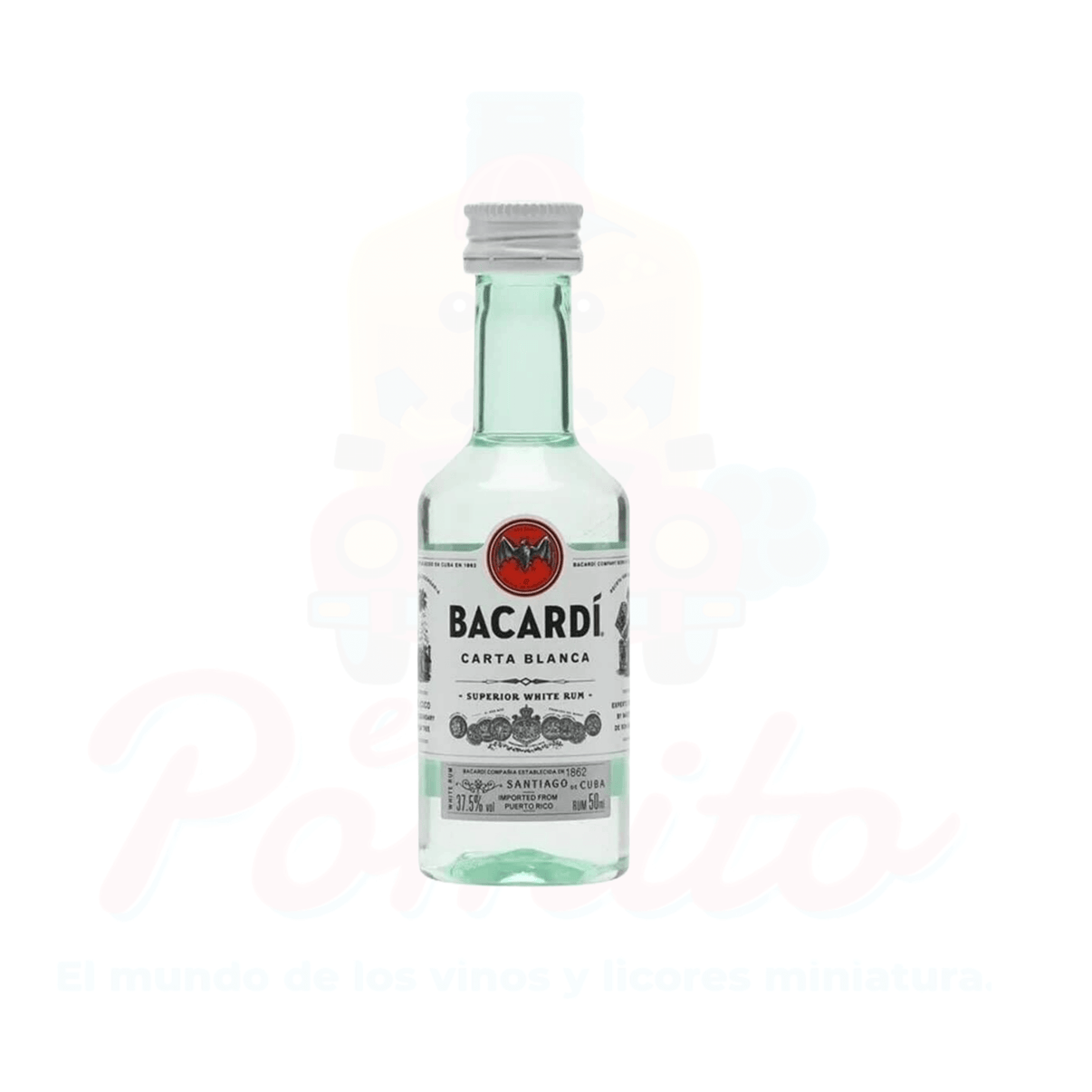 Mini Ron Bacardi Blanco 50ml. – El Pomito