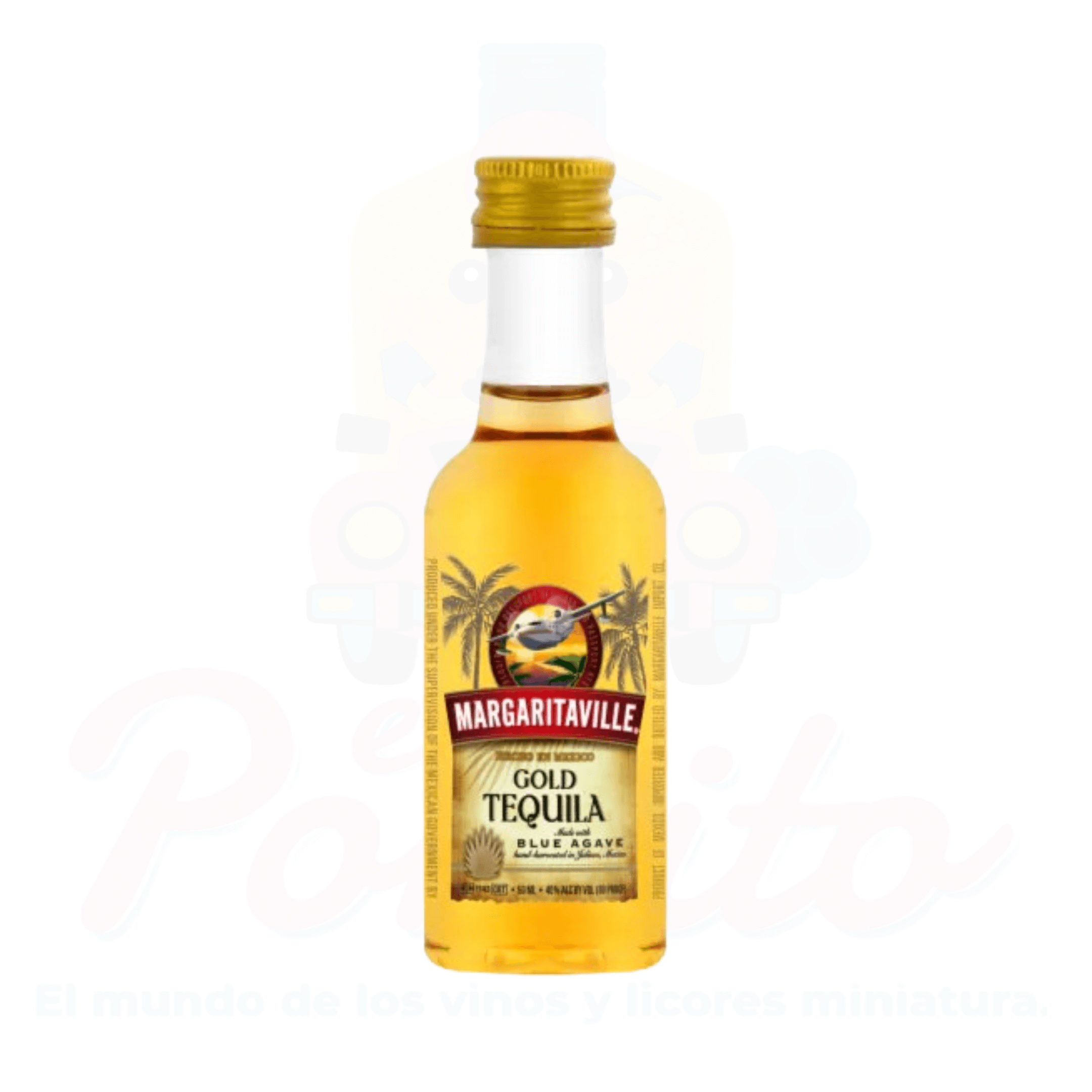 Mini Tequila Margaritaville Gold 50ml. – El Pomito