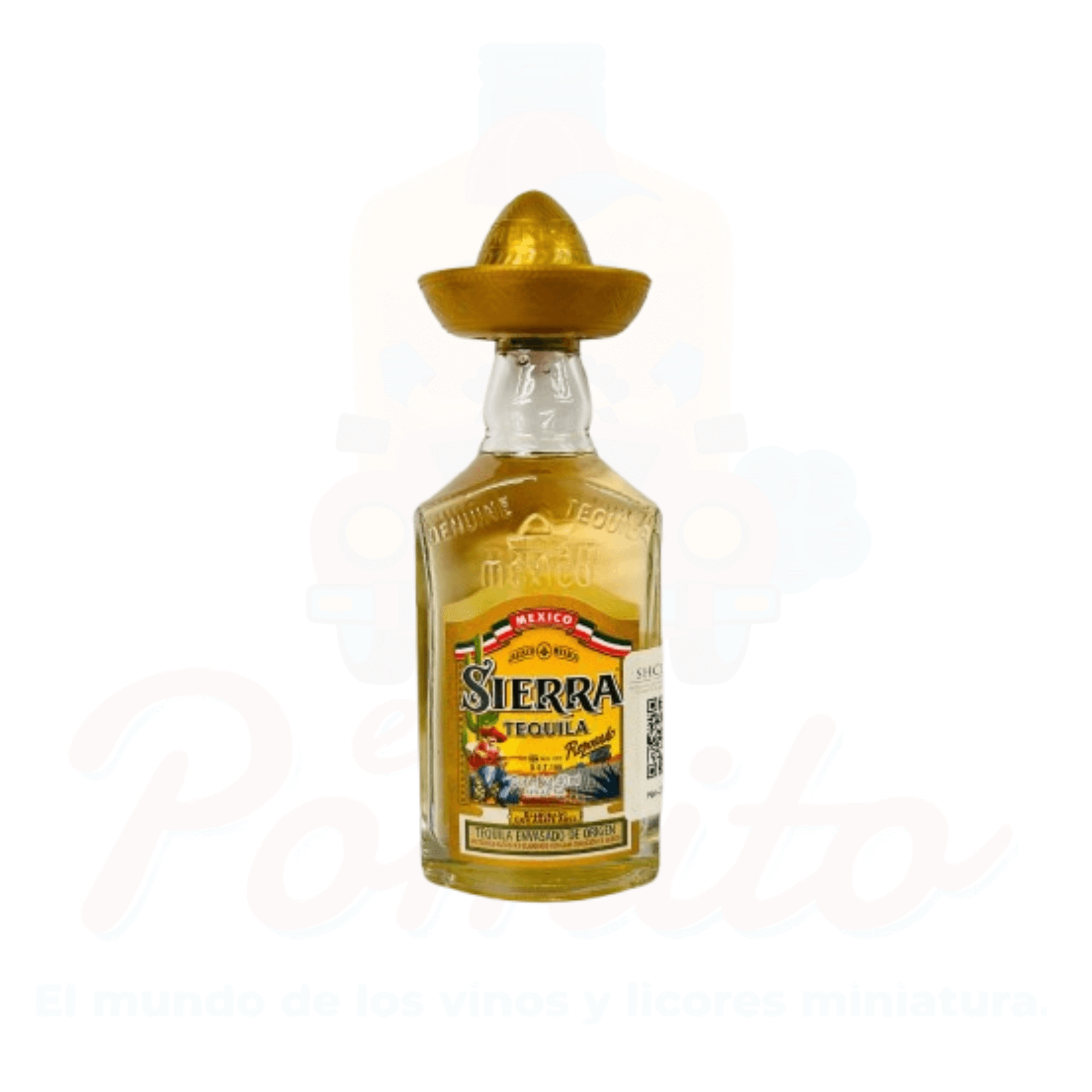 Mini Tequila Sierra Reposado 40ml. – El Pomito
